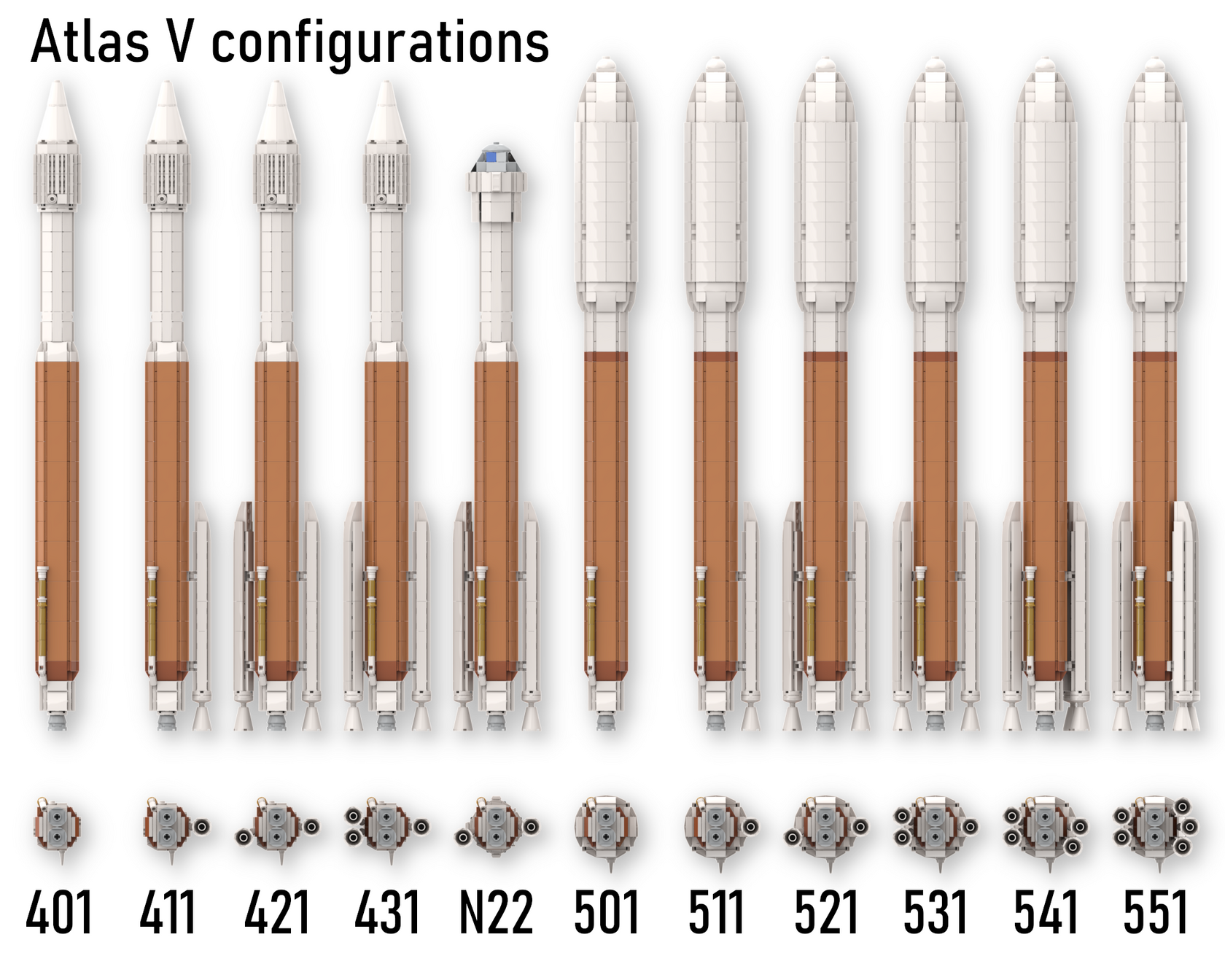 Atlas V Collection – Rocket Bricks